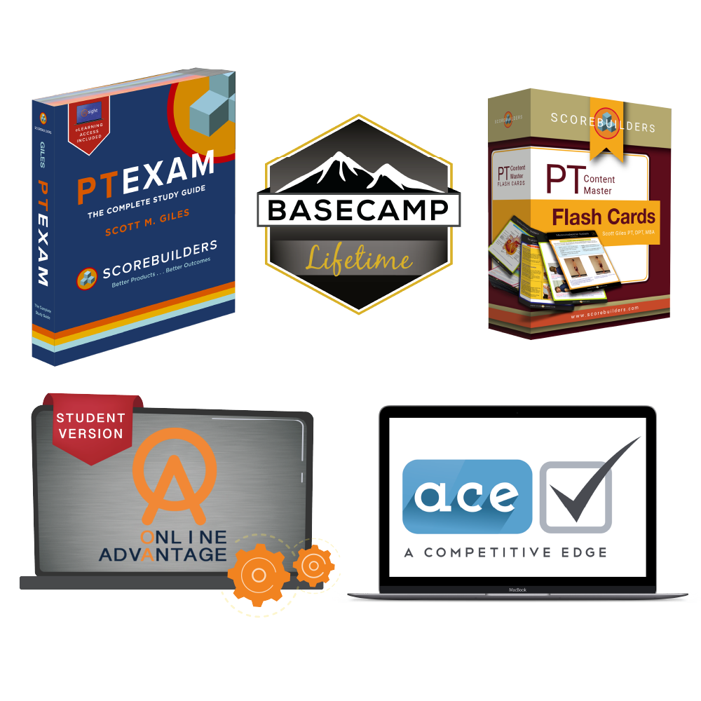 Scorebuilders PT Ultimate Package: All-in-One NPTE-PT Prep