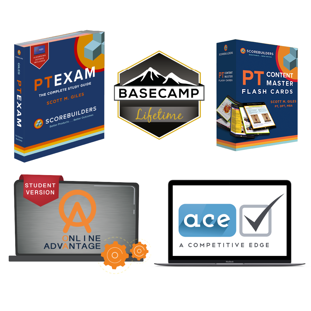 Scorebuilders PT Ultimate Package: All-in-One NPTE-PT Prep
