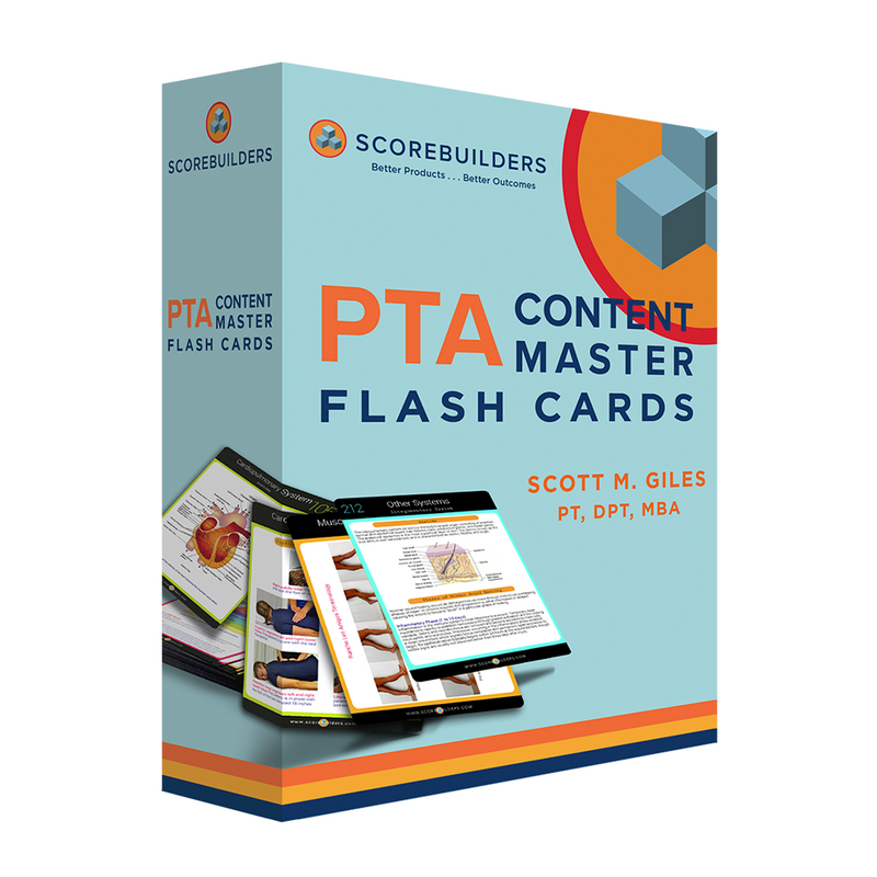 PTA Content Master Flash Cards: 150 Essential Study Cards – Scorebuilders