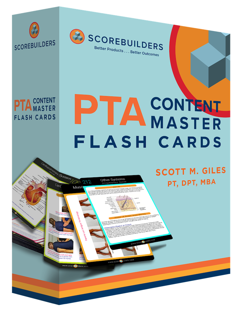 PTA Content Master Flash Cards: 150 Essential Study Cards – Scorebuilders